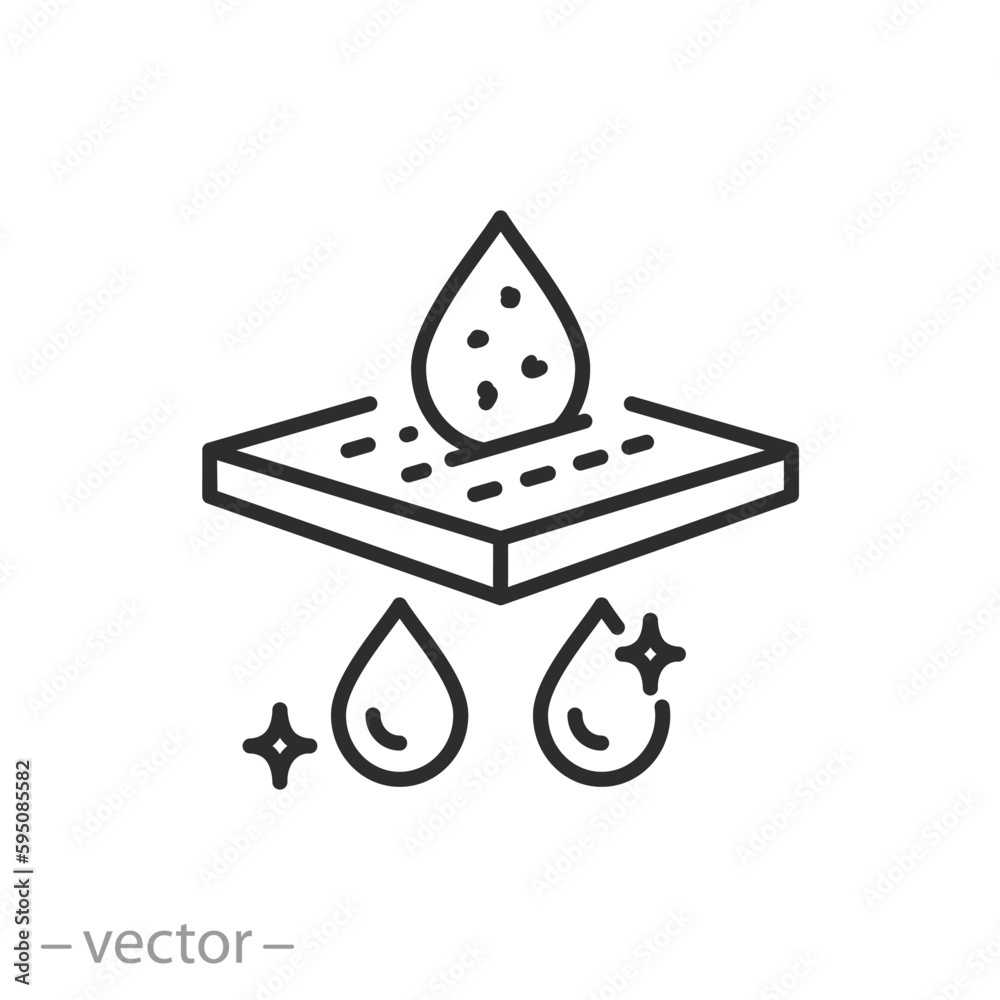 water filter icon, purification equipment, filtration element with ...