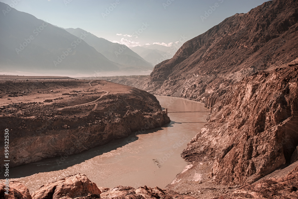 Junction point of three mountain ranges in Pakistan: Himalayas, Hindu ...