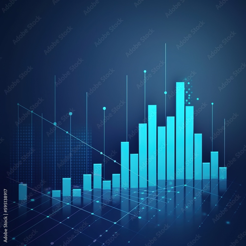 Digital transformation abstract technology background with futuristic ...