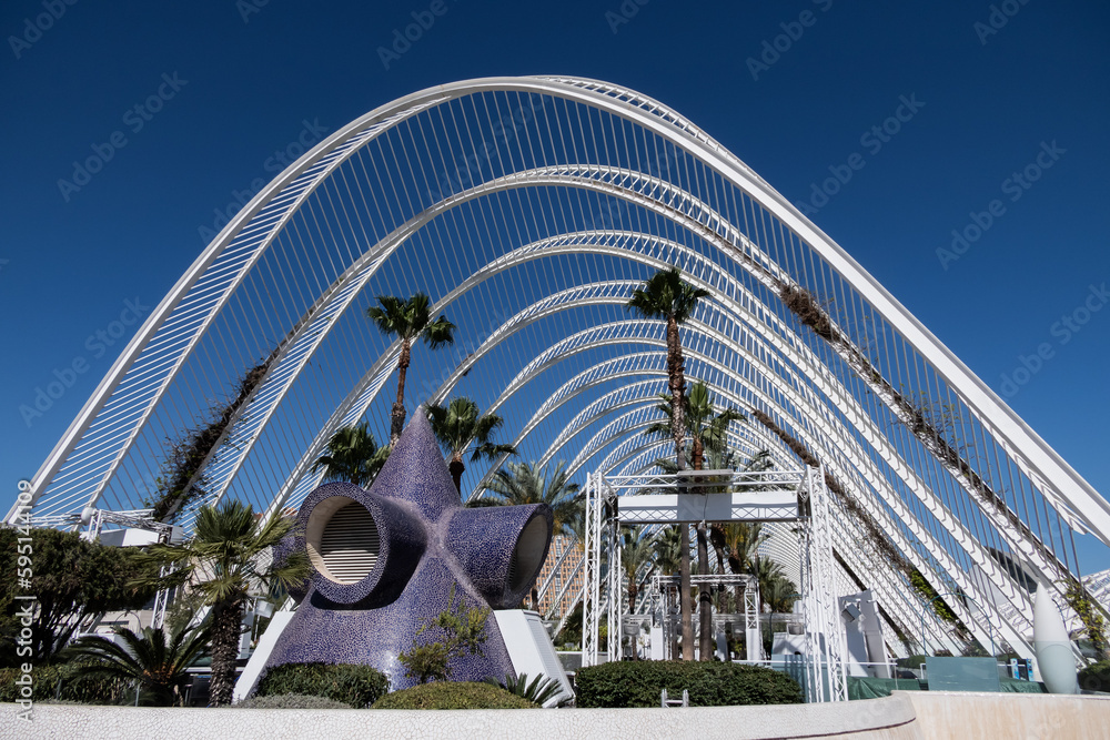 The Umbracle - gateway to the City of the Arts and Sciences (Designed ...