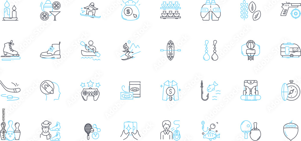 Social impact linear icons set. Activism, Empathy, Equality ...