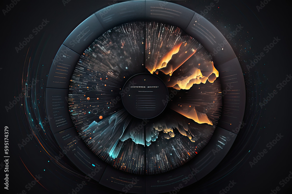 stock market business analysis, sophisticated data visualization ...