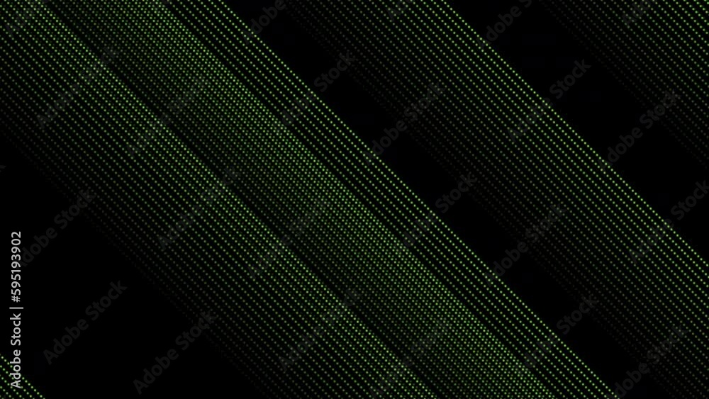 Green minimal dotted lines abstract futuristic technology background ...