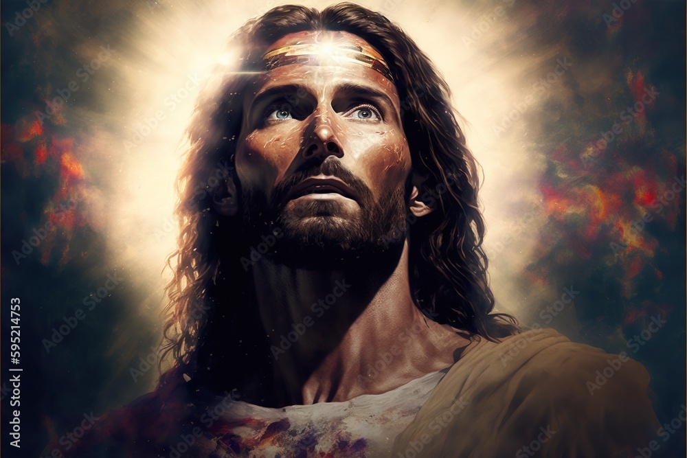 Portrait of Jesus Christ after his resurrection is a powerful image for ...