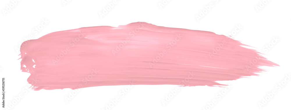 Shiny pink brush isolated on transparent background. pink watercolor ...