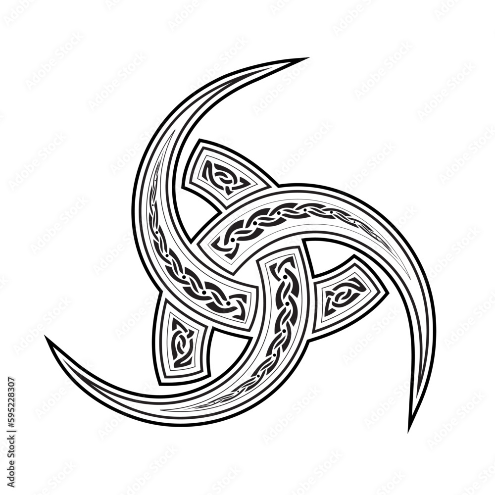 Vintage scandinavian symbol vector illustration Stock Vector | Adobe Stock