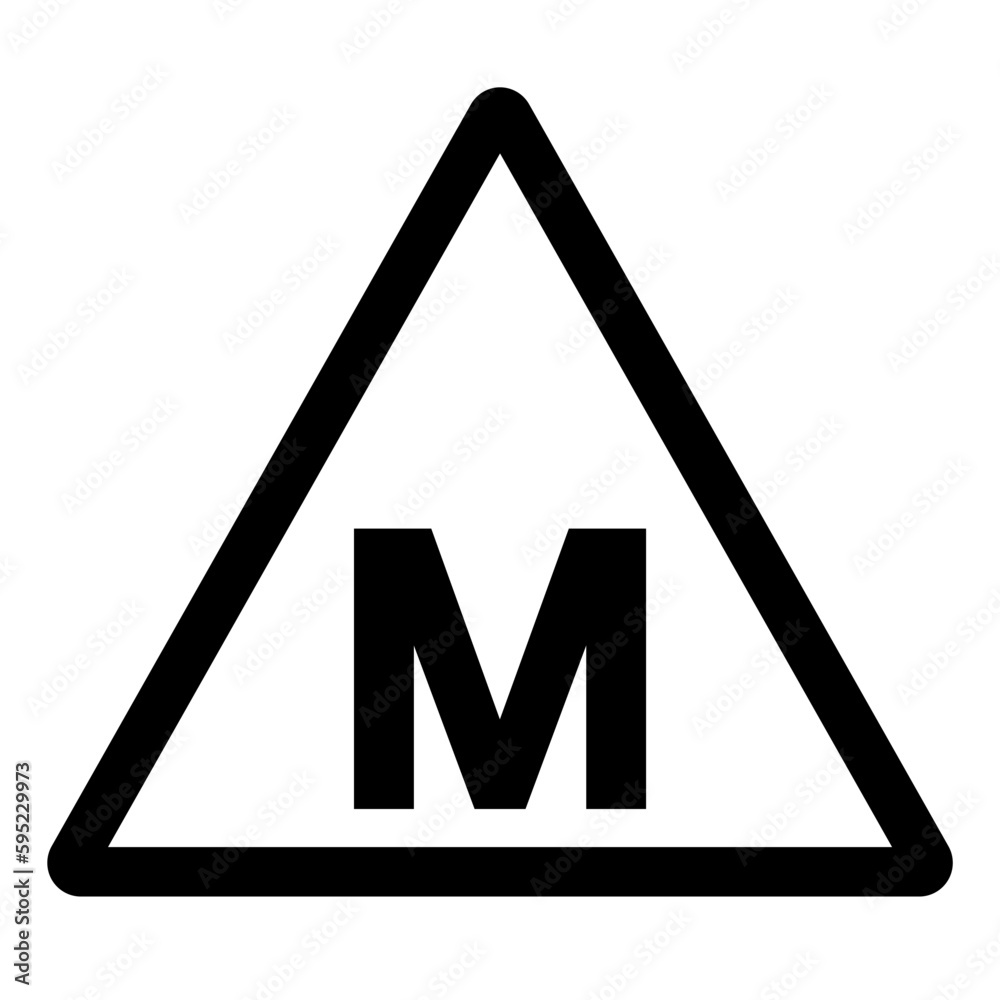 Warning Methane Hazard Symbol Sign, Vector Illustration, Isolate On ...