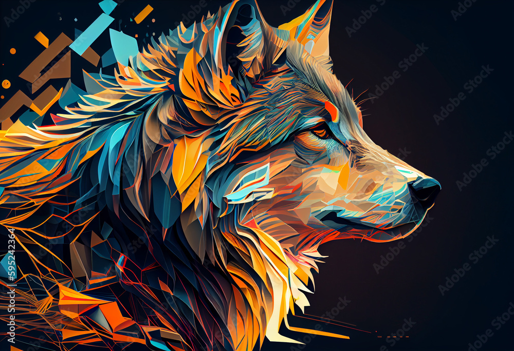 Ilustrace „Design a visually stunning digital image of a regal and ...