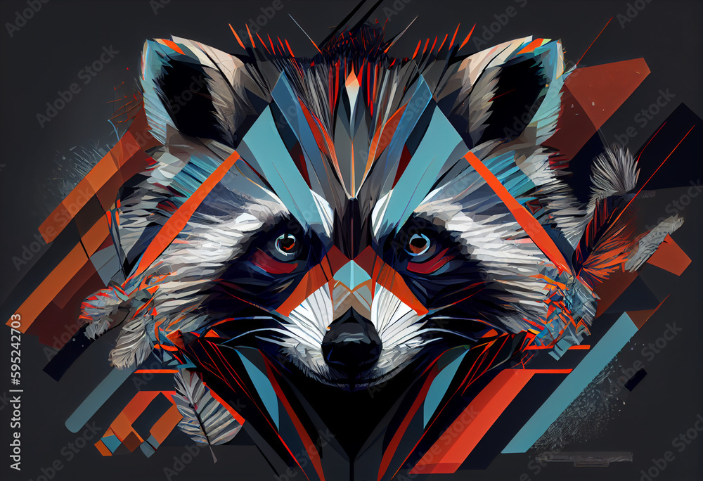 Design a visually stunning digital image of a regal and powerful ...