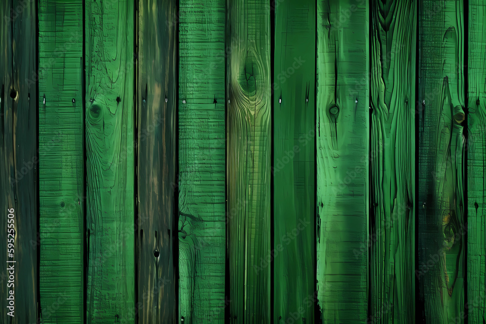Green wooden planks background. Generative ai. Wooden texture. Green ...