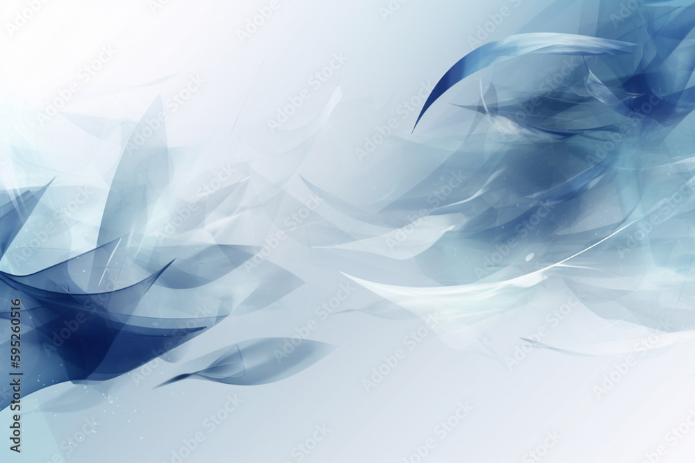 Beautiful light blue abstract background. Design element, AI generated ...