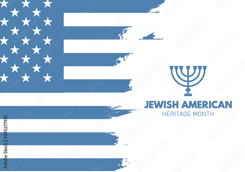 Jewish American Heritage Month. Poster, card, banner and background ...