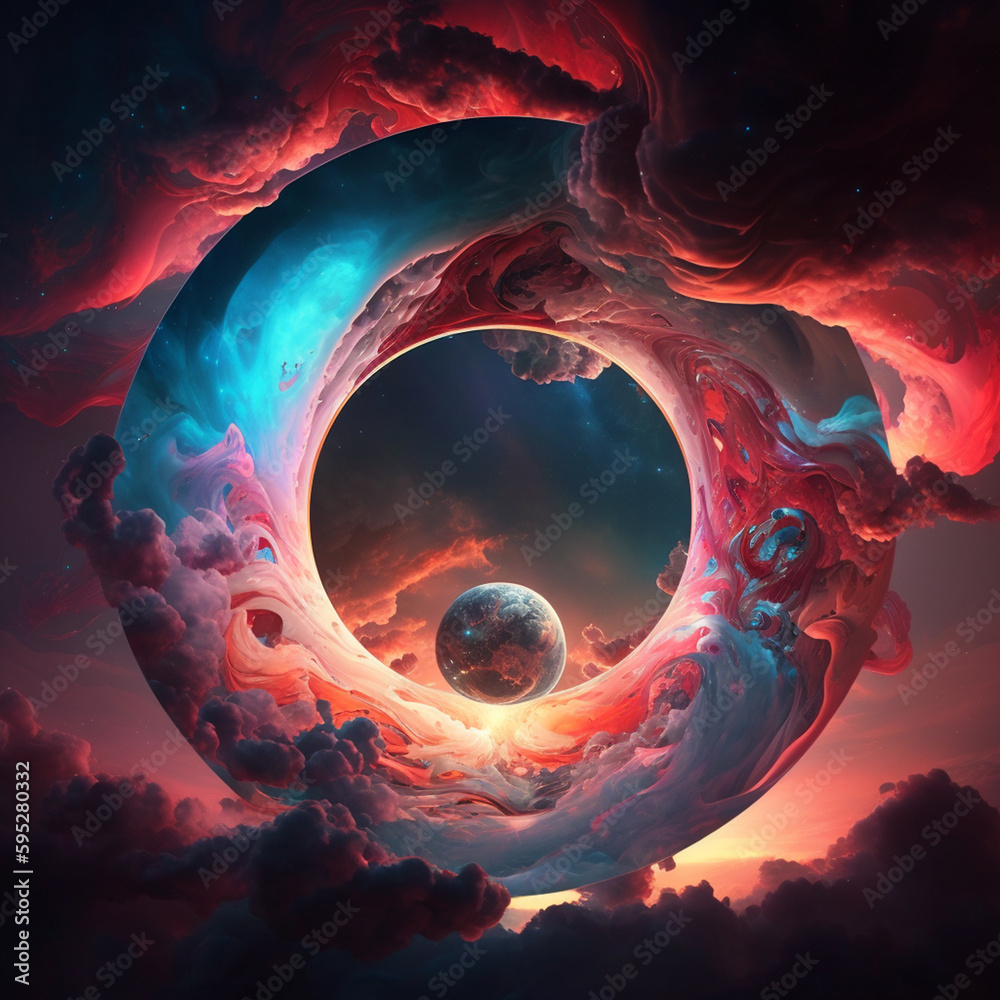 Alien planet in space, The Alien planet Earth, The alien planet with ...