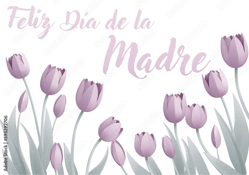 Spanish Happy Mothers Day Feliz Dia De La Madre paper craft or paper ...