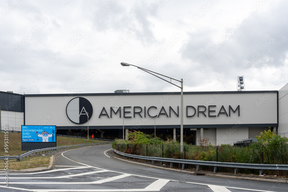 East Rutherford, NJ, USA - August 22, 2022: American Dream mall in East ...