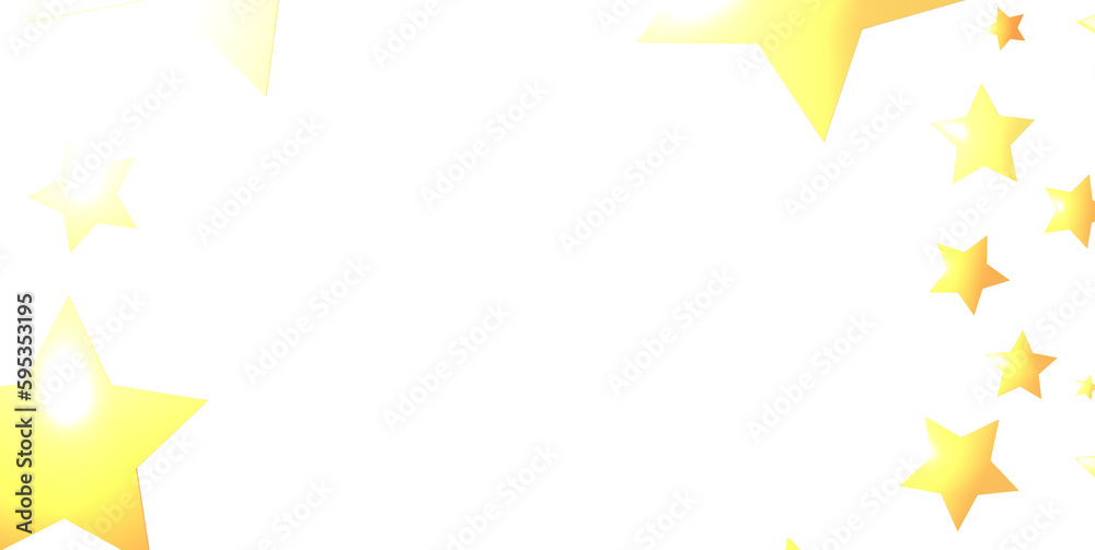 gold stars png transparent 3d Stock Illustration | Adobe Stock