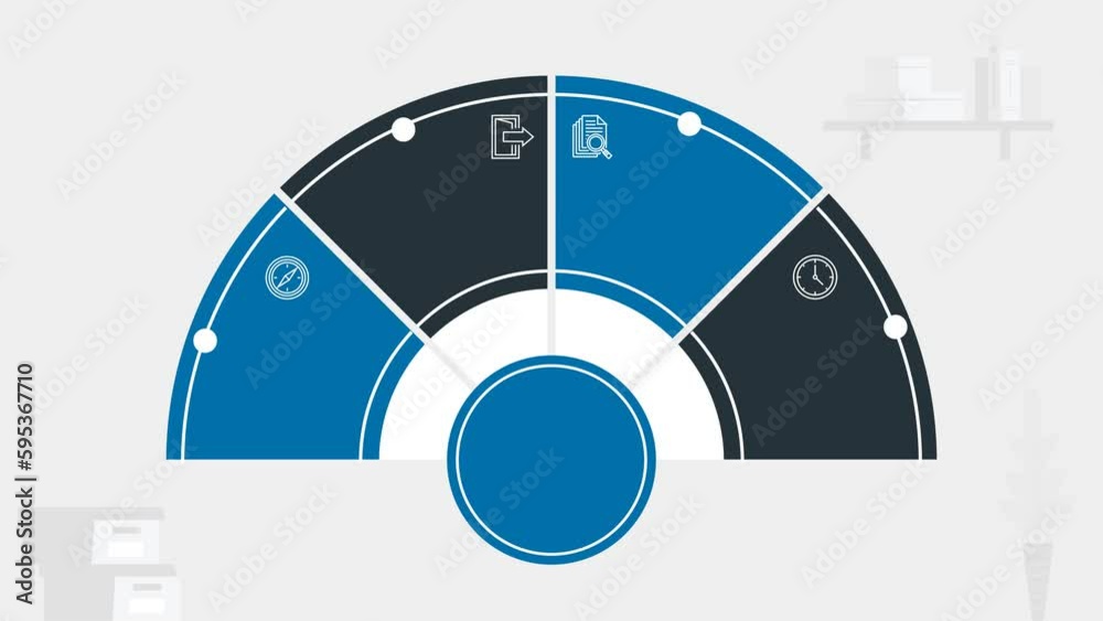 Animated Illustration of Infographic steps collection design. Suitable ...