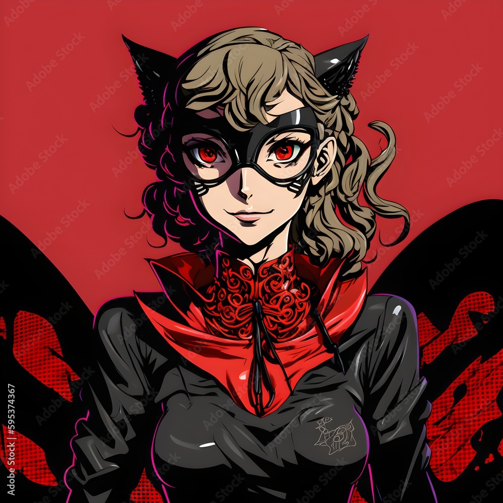 drawing in persona 5 style Photorealistic hyper detailed Animation Full ...