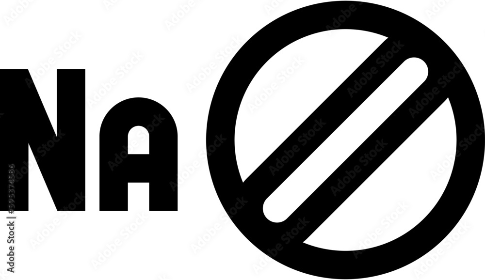 Transparent Sodium icon. Sodium isolated on transparent background ...