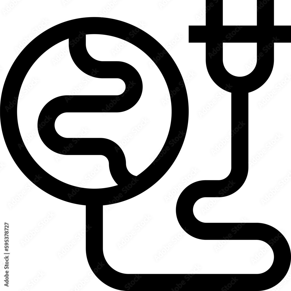 Transparent Plug icon. Plug isolated on transparent background. Stock ...