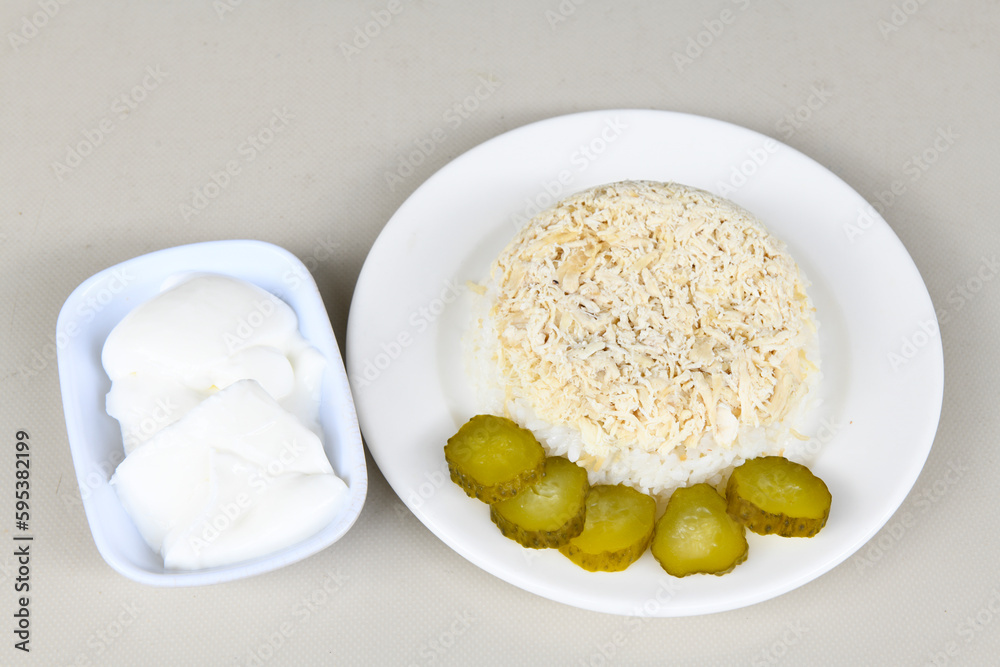 Traditional delicious Turkish food; Turkish style rice pilaf (Turkish ...