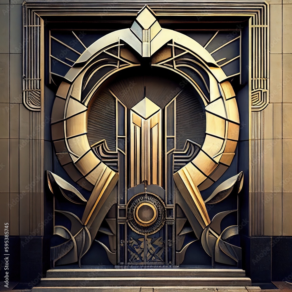 Vintage Door, Art Deco Enter, Luxury Elevator Door, Art Nouveau ...