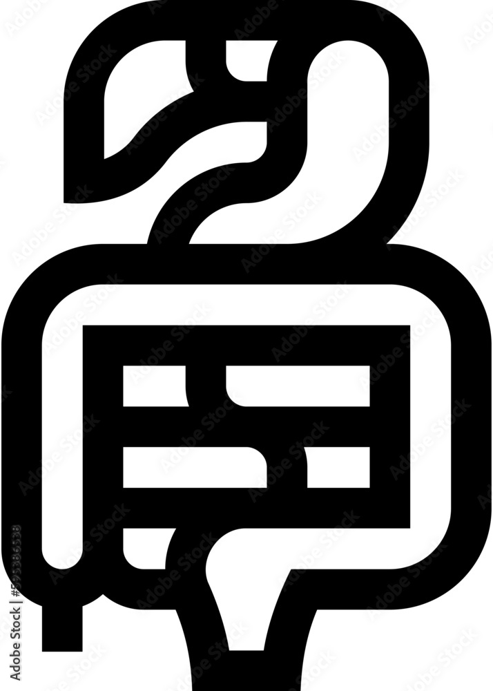 Transparent Digestive System icon. Digestive System isolated on ...