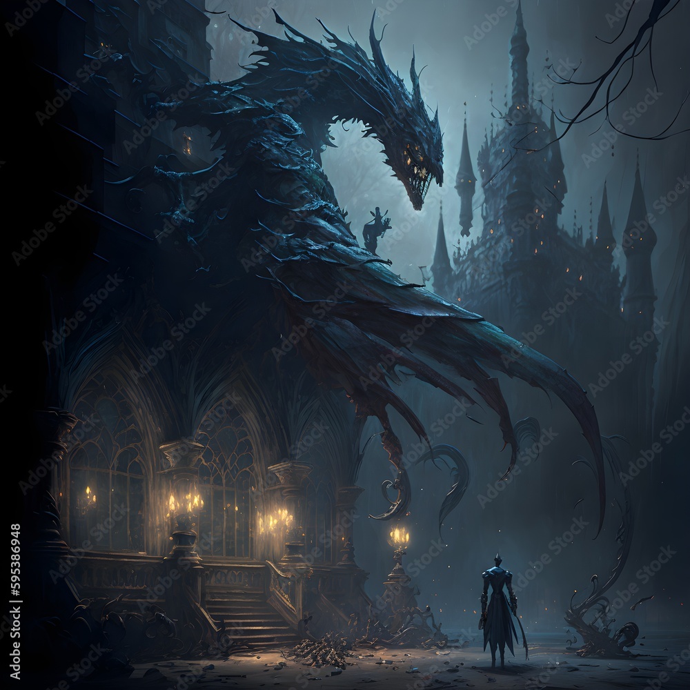 Bloodborne 2 concept art eldritch horror unreal engine dragon ...
