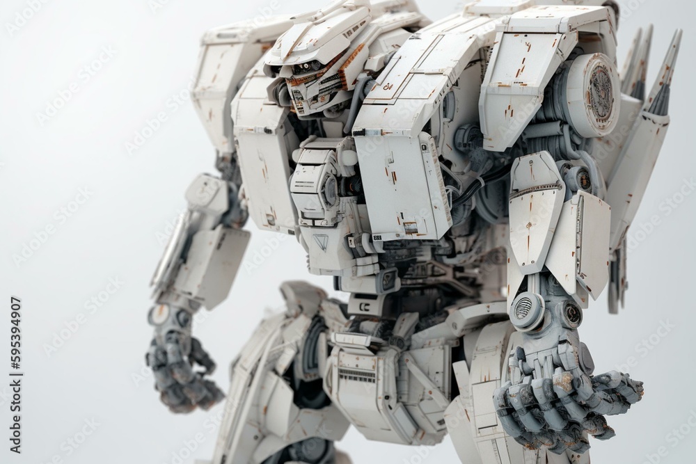 3D white background transformer with high voltage power. Rendered image ...