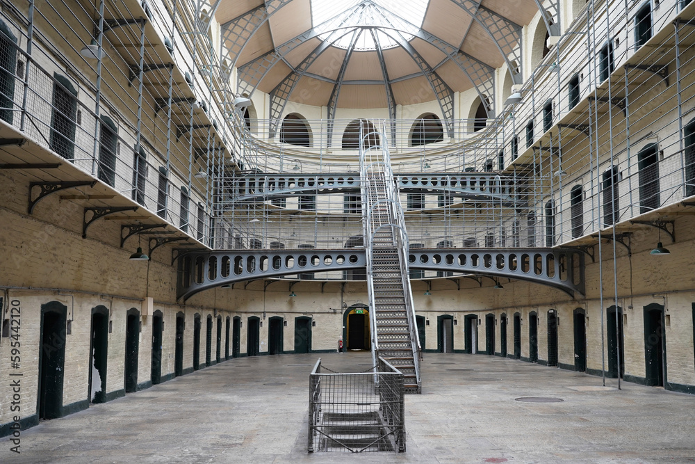 Foto de historic Kilmainham prison in Dublin, now a museum. do Stock ...