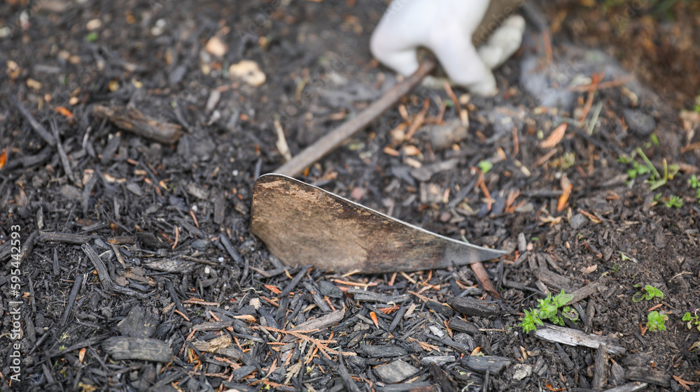 Gardening tools like trowels, spades, and shovels are essential for ...