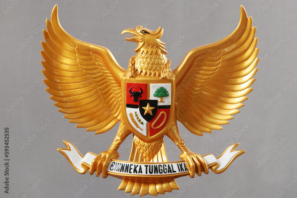 ภาพประกอบสต็อก State emblem of Indonesia is called Garuda Pancasila ...