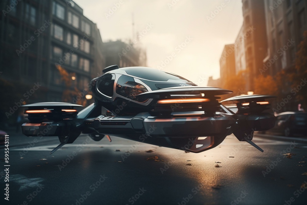 Autonomous flying vehicle for urban mobility with advanced technology ...