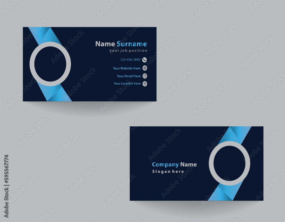 Corporate Business Card Design Modern Professional Creative And Clean