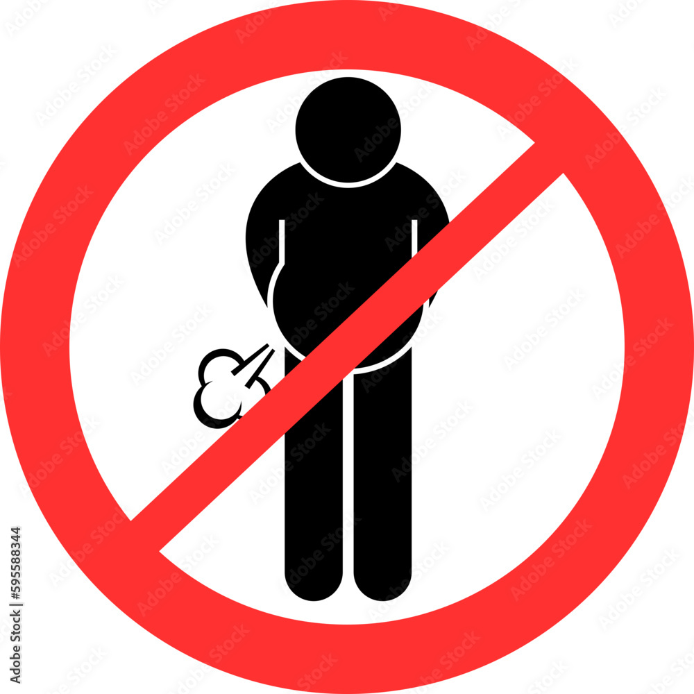farting warning sign No farting prohibited sign, no fart forbidden ... farting warning sign No farting prohibited sign, no fart forbidden ...