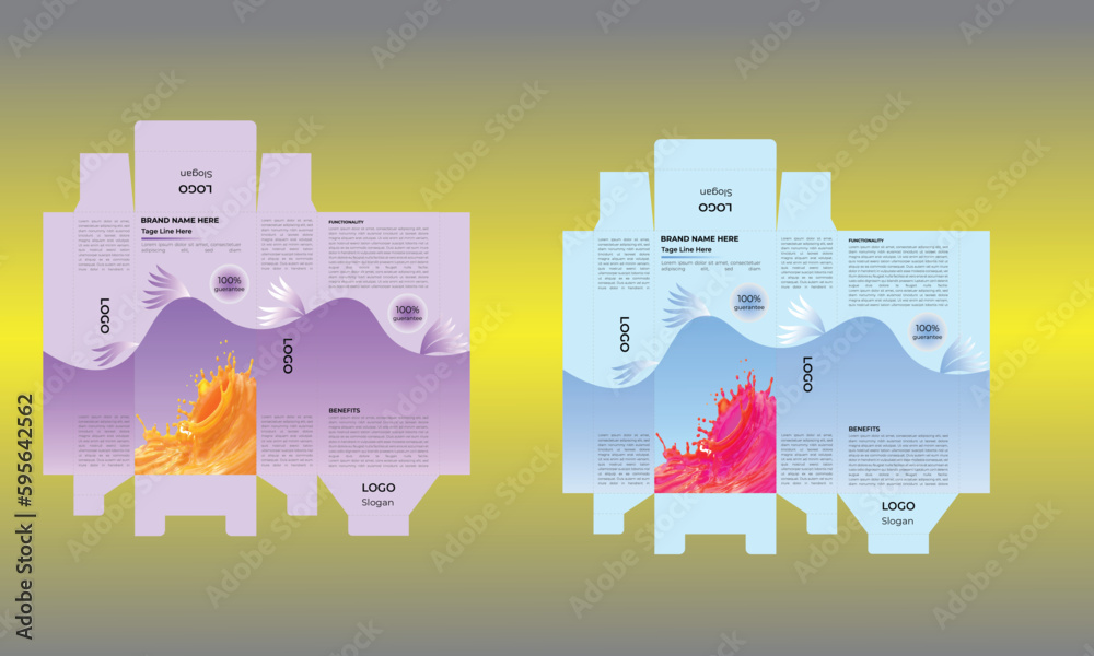 Vector Branding package design. chocolate package box design template ...