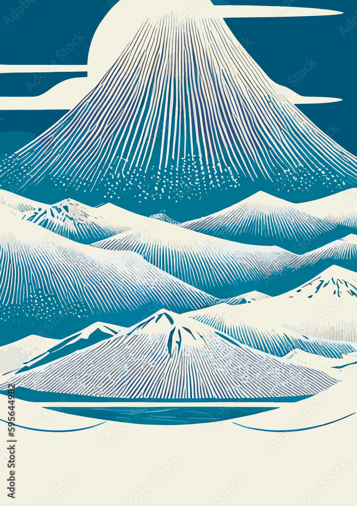 A set of vector backgrounds for text: Winter wonderlands with a twist ...