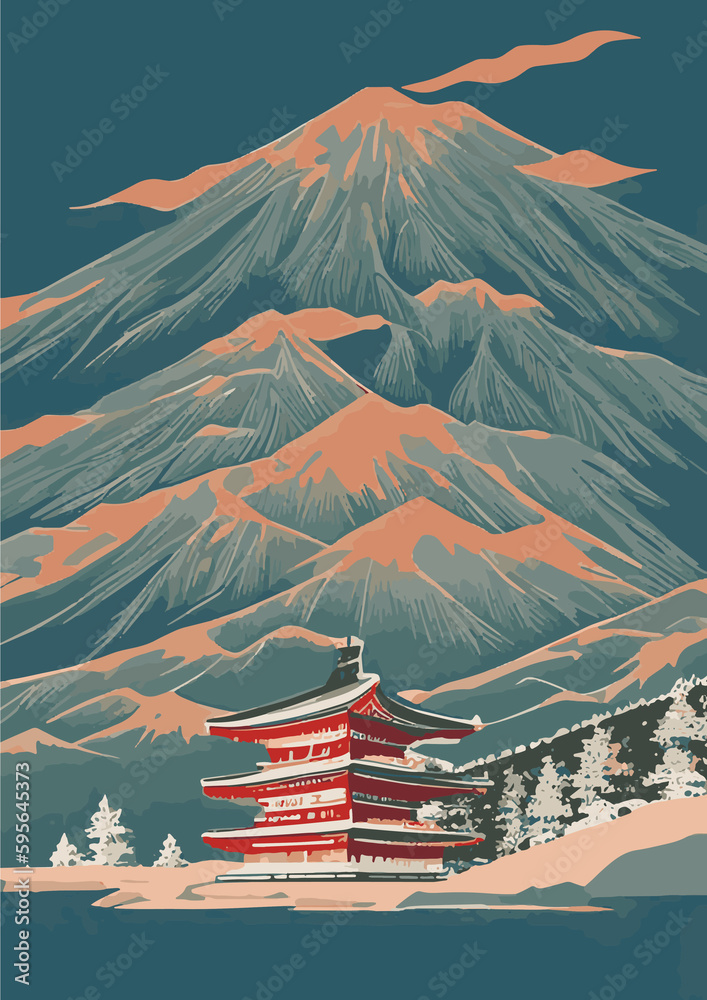 A set of vector backgrounds for text: Winter wonderlands with a twist ...