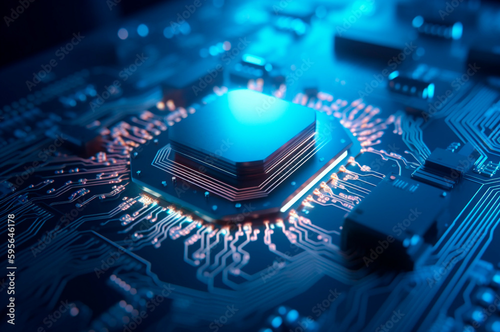 CPU advanced central processing unit concept network security ...