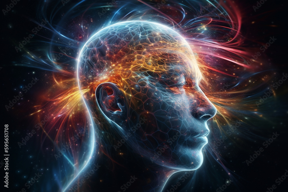 State of mind concept. Consciousness is a fundamental and ubiquitous ...