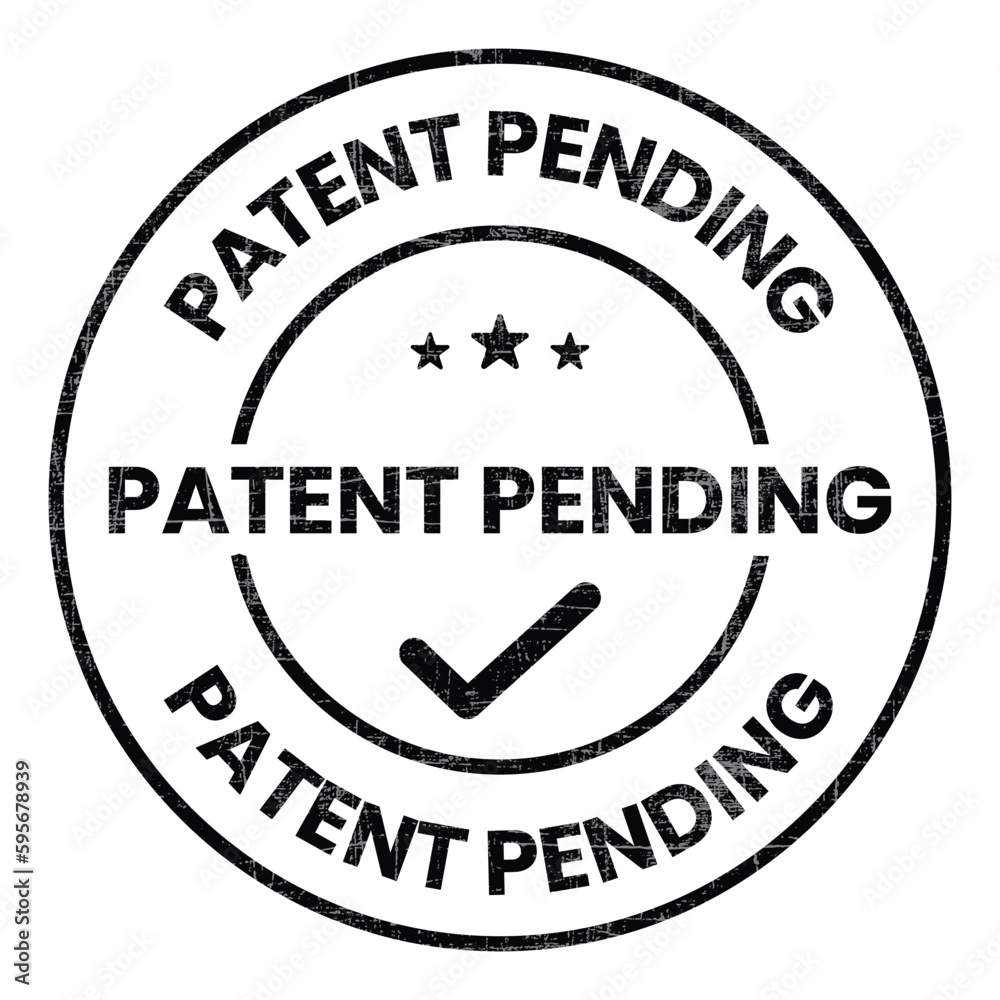 patented stamp vector, patent pending badge, seal, logo, label, emblem ...