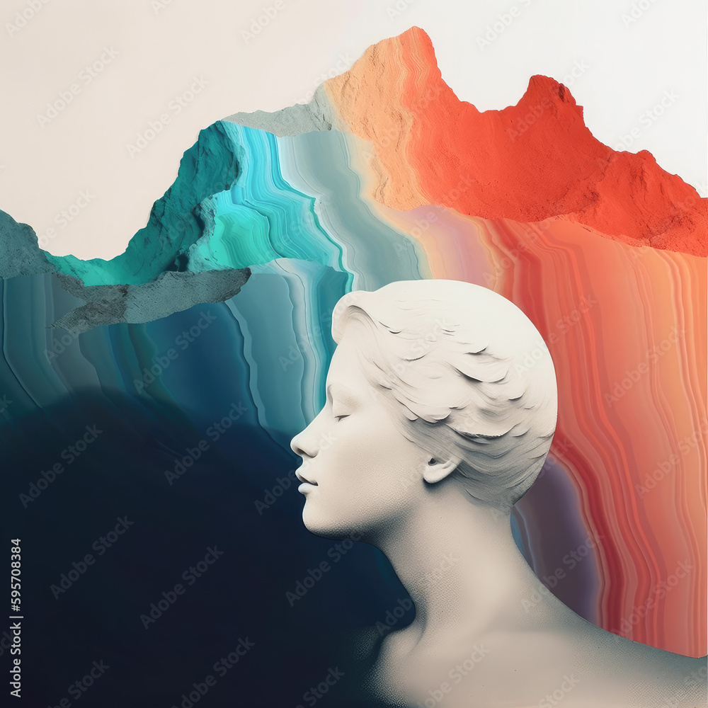 Ups and Downs of Minimalistic Mountain Waves" - Soft Abstract Gradient ...