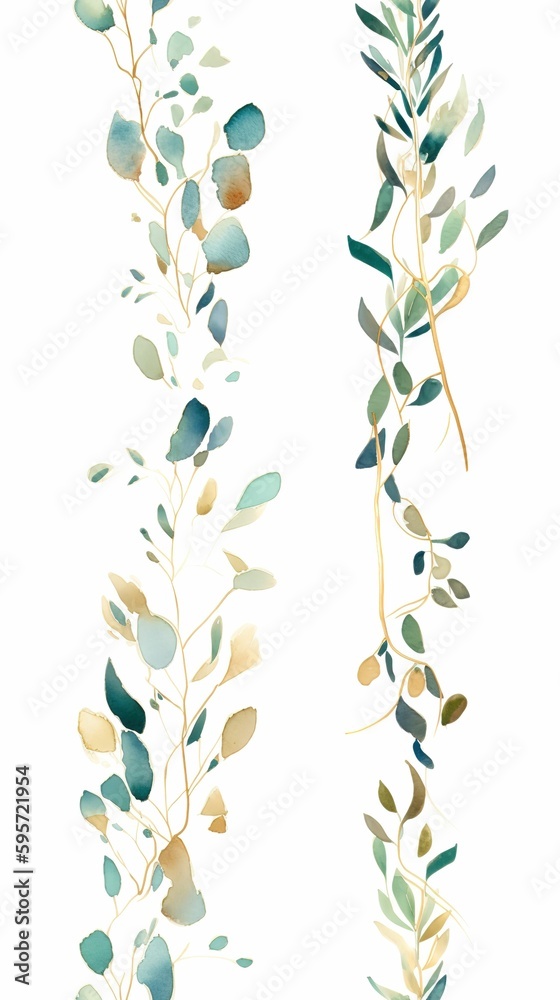 loral, flowers invitation banner template modern abstract frame ...