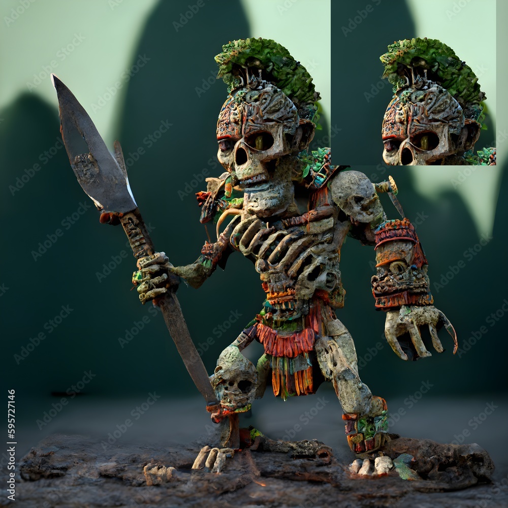 a hires 3d rendered in blender full body image of a headless zombie ...