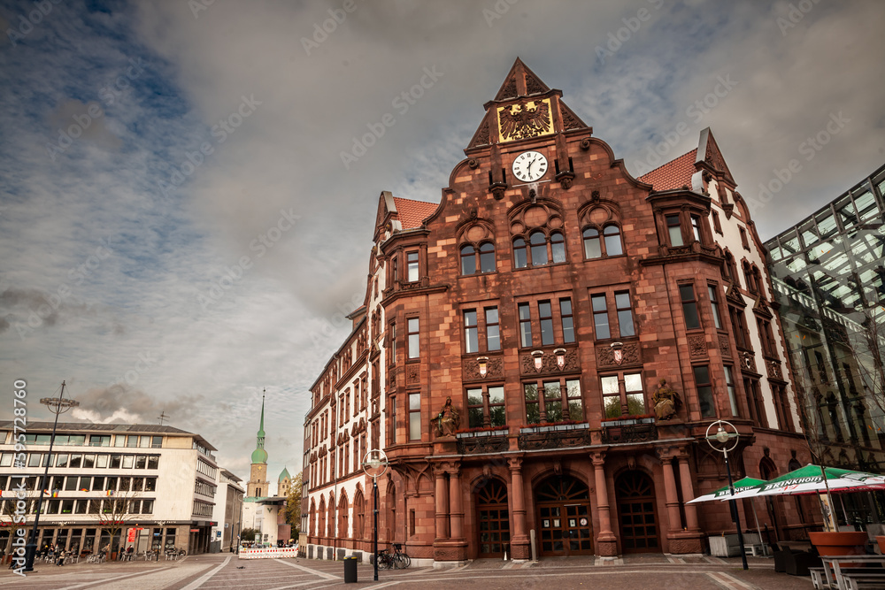DORTMUND, GERMANY - NOVEMBER 5, 2022: Main facade of the Altes ...