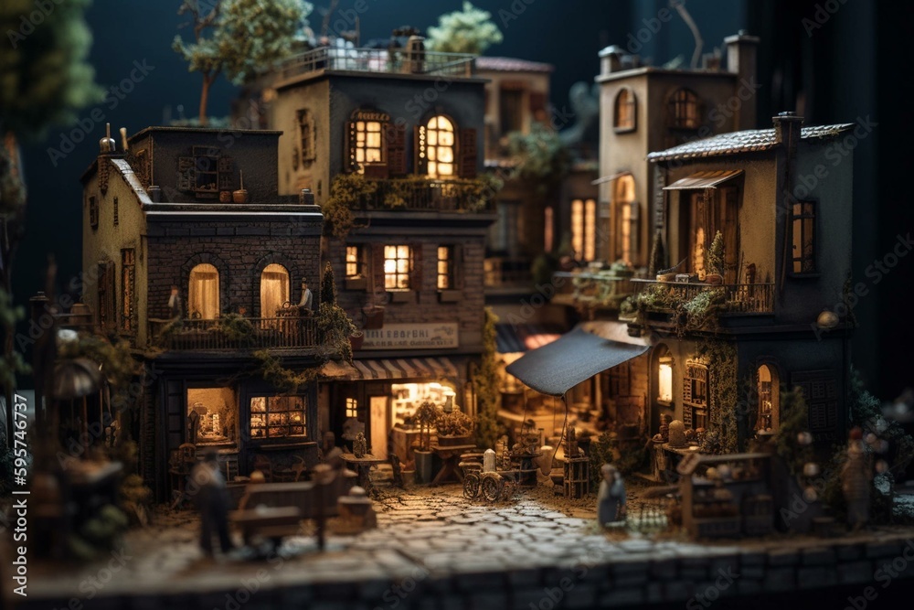 Intricate and realistic miniature world with stunning diorama ...