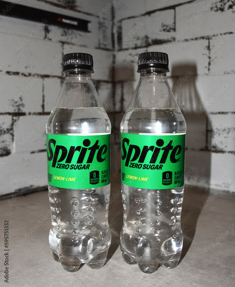 Sprite Zero Sugar Lemon Lime Soda Stock Photo | Adobe Stock