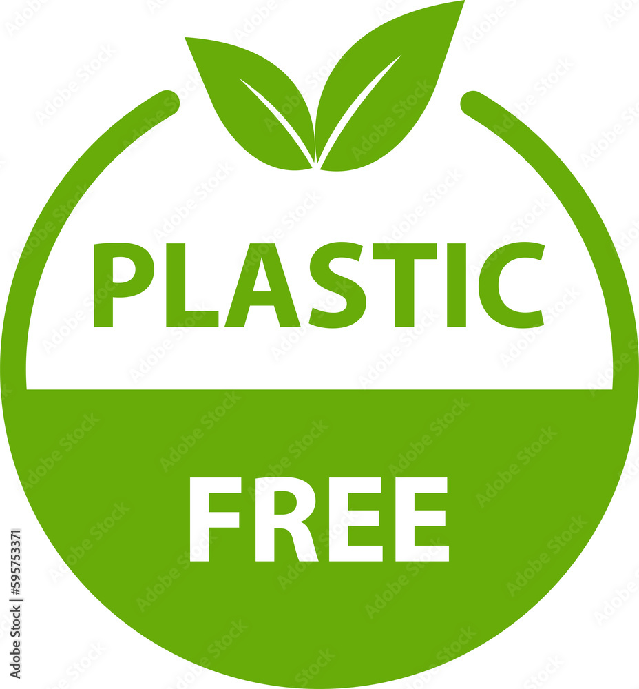 plastic free icon BPA free warranty packaging sign for graphic design ...
