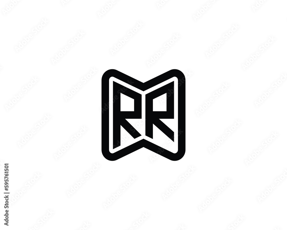 RR Logo design vector template Stock Vector | Adobe Stock