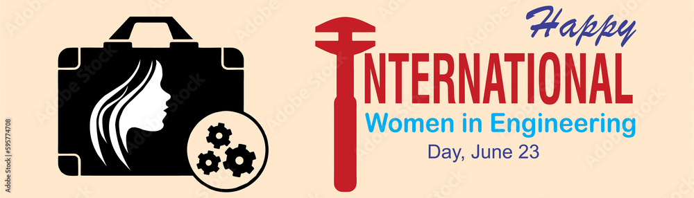 Happy International Women In Engineering Day, June 23. Poster and ...